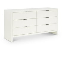 Meridian Furniture Fairfax Walnut Oak Veneer Dresser - Walmart.com