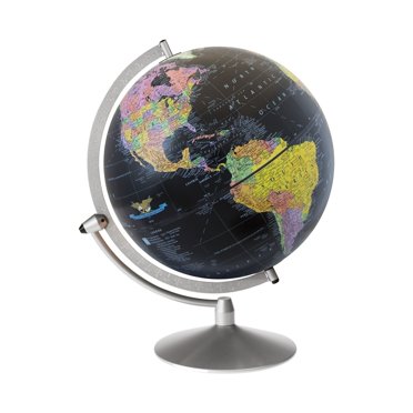 Replogle Globes Replogle 12" Atlas World Globe Bronze Metallic Ocean ...