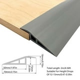 TOP-MAX 2m/6.56ft Self-adhesive PVC Door Threshold Transition Strip ...