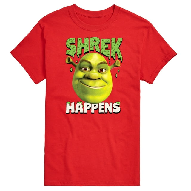 Shrek - Shrek Happens - Men's Short Sleeve Graphic T-Shirt - Walmart.com