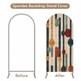 Arch Backdrop 5 Ft, Abstract Boho Spandex Stretch Fitted Arch Cover ...