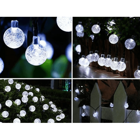 JOYWEI LED solar bubble ball 7 meters 50 lights solar energy 8 kinds of ...
