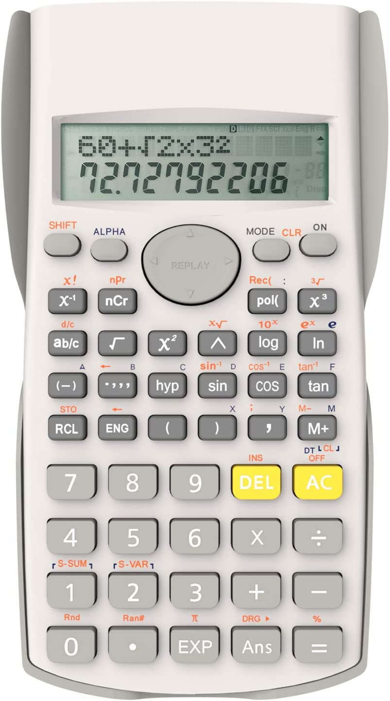 Helect 2-Line Engineering Scientific Calculator, Suitable for School ...