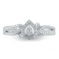 1/10 Carat T.W. Diamond Sterling Silver Promise Ring - Walmart.com