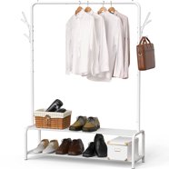 Home Basics 2 Tier Expandable Garment Rack, Black - Walmart.com