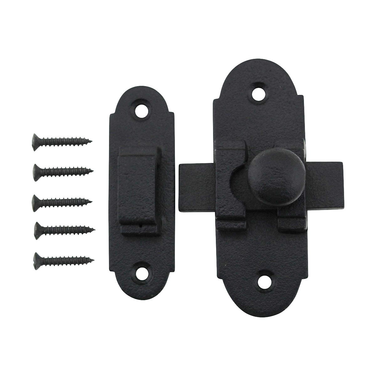 Renovators Supply Black Slide Bolt Door Latch 3.25" x 1.25" Antique ...