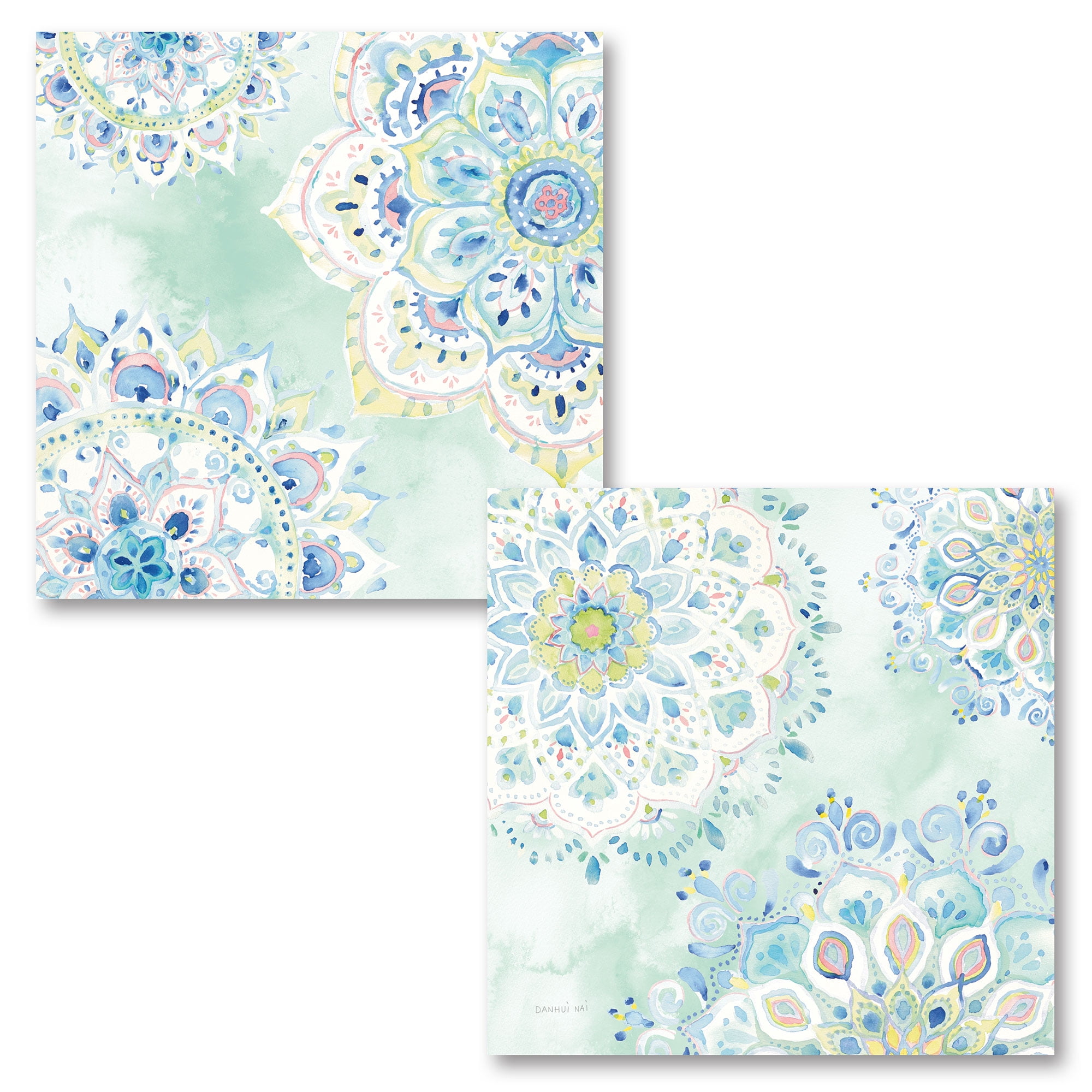 Gango Home Decor Contemporary Jaipur III & IV by Danhui Nai (Printed on ...