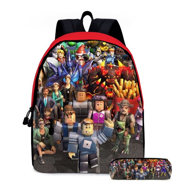 Roblox Student Bag, Boys And Girls Shoulder Bag, Animation Backpack ...