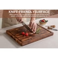 Walnut Wood Cutting Boards for Kitchen, Large Chopping Board Double ...