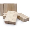 4 Inch Craft Style Basswood Carving Blocks, Unfinished Wood for ...