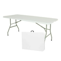 Costway 6' Heavy Duty Foldable Table for Outside Events, Portable for ...