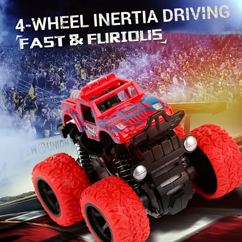 Click here for Mesase 4pcs Friction-Powered Monster Truck Toy Set... prices
