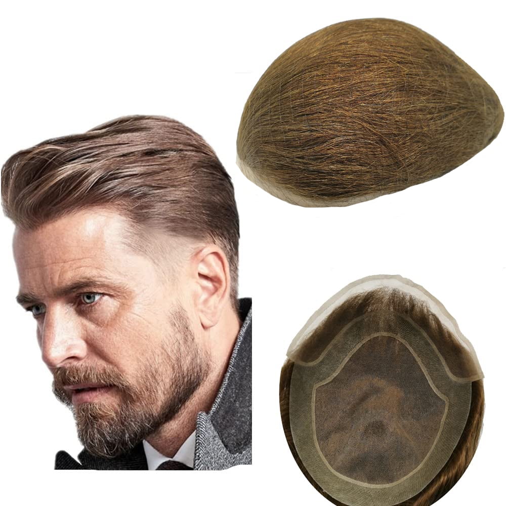Toupee for Men NLW men hair pieces Mens Toupee Human Hair Replacement ...