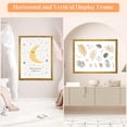 15x20 Wood Frame Gold, Ornate Natural 20x15in Picture Poster Frame ...