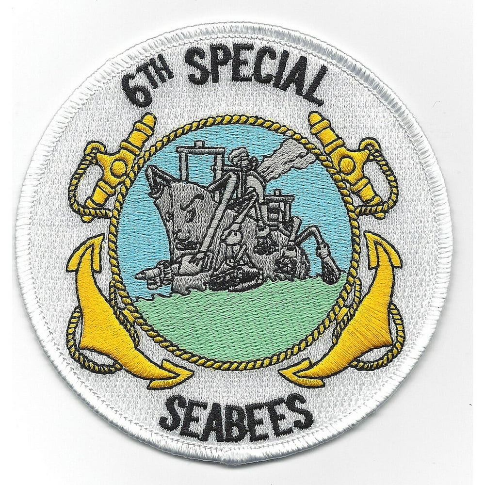 SIXTH SPECIAL MOBILE CONSTRUCTION BATTALION SEABEE PATCH - Walmart.com ...