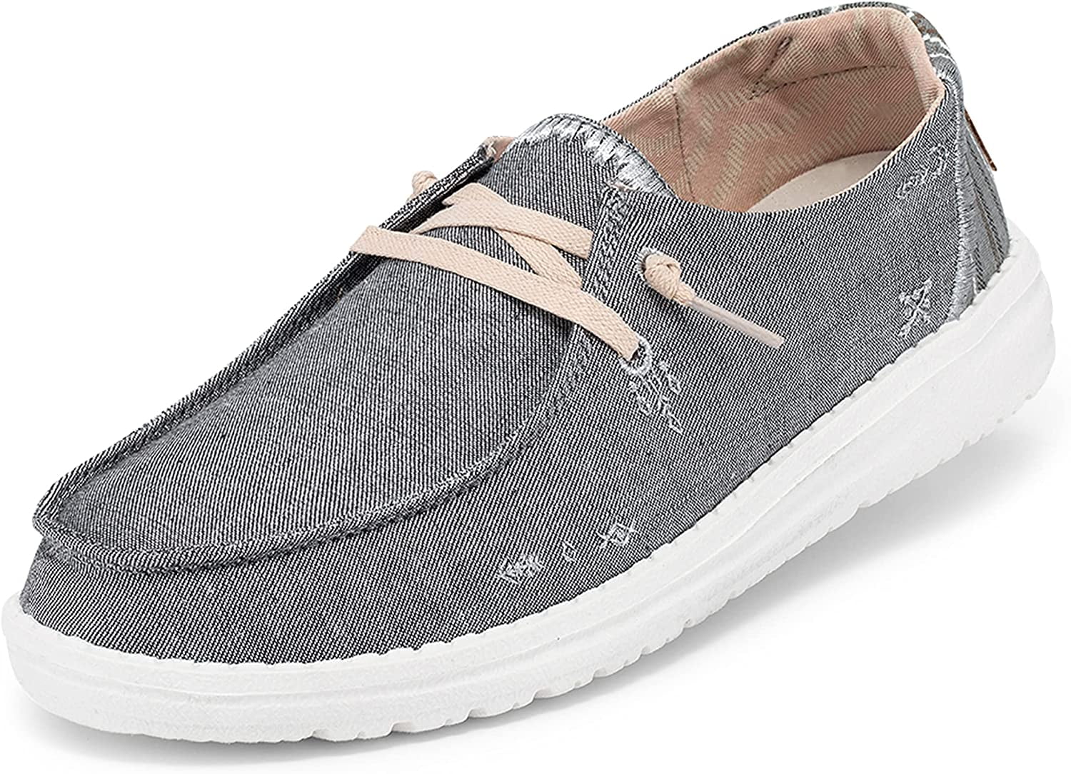Hey Dude Women's Wendy Boho Grey| Women’s Shoes | Women’s Lace Up ...