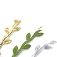 30m Ribbon with Gold and Silver Leaves for DIY Crafts, Parties, and ...