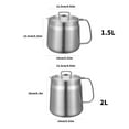 304 Nonrust Steel Container Built In Fine Meshes Strainer Fry Pots For ...
