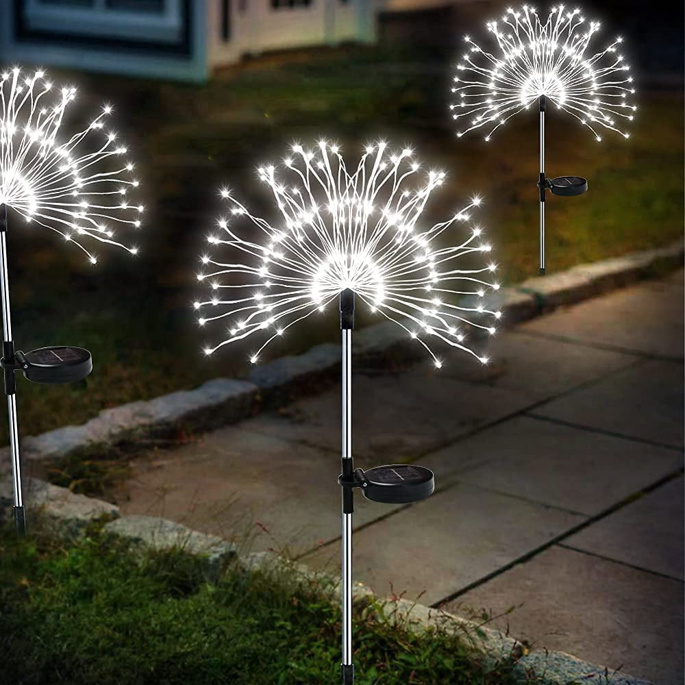 SolarEra Solar Firework Light(4 Pack), 120 LED Multi Color Outdoor ...