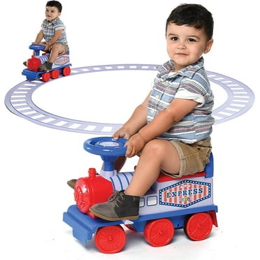 Cocomelon Toddler's 6-Volt Choo Choo Train Ride-On Toy with Music ...