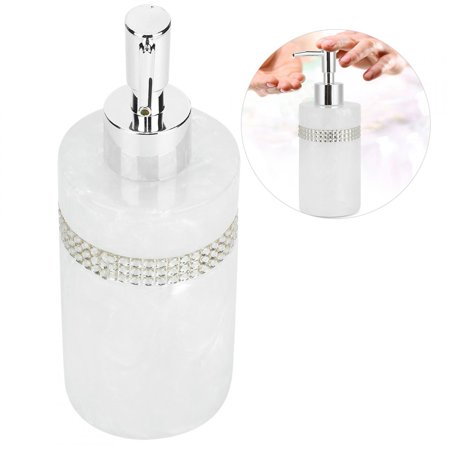 Loewten Shampoo Container,Lotion Dispenser,300ml White Innovative Resin ...