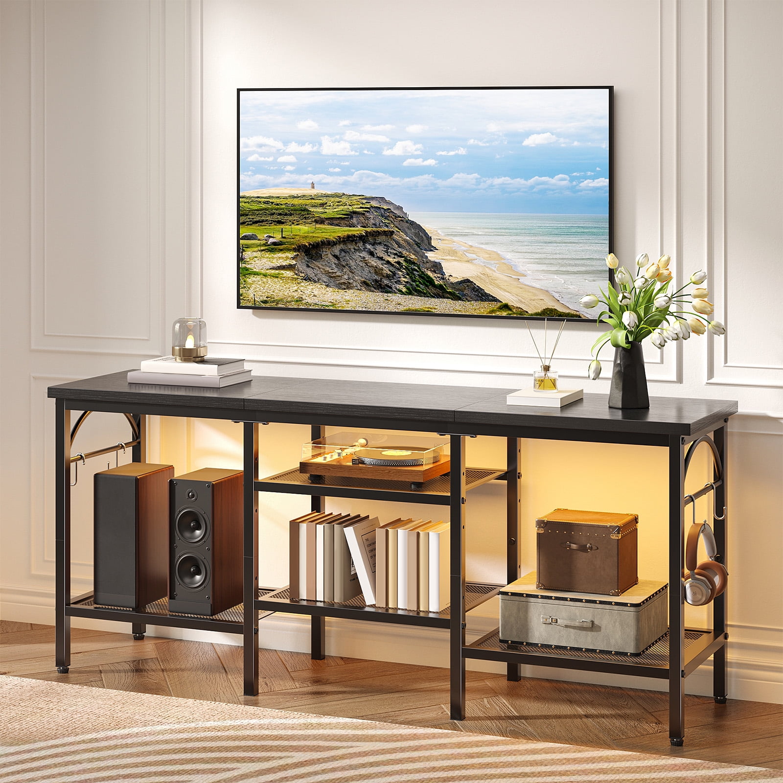 Pinmoco 47 inch TV Stand for TVs up to 55" TVs, Entertainment Center ...