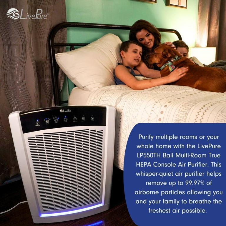 Livepure bali series large console true hepa air purifier store