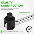 18" Breaker Bar 3/8 Drive Long Hand Tool for ratchet Wrench Socket CRV ...