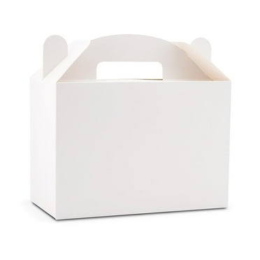 Weddingstar White Rectangle Paper Gift Box With Handle - Walmart.com