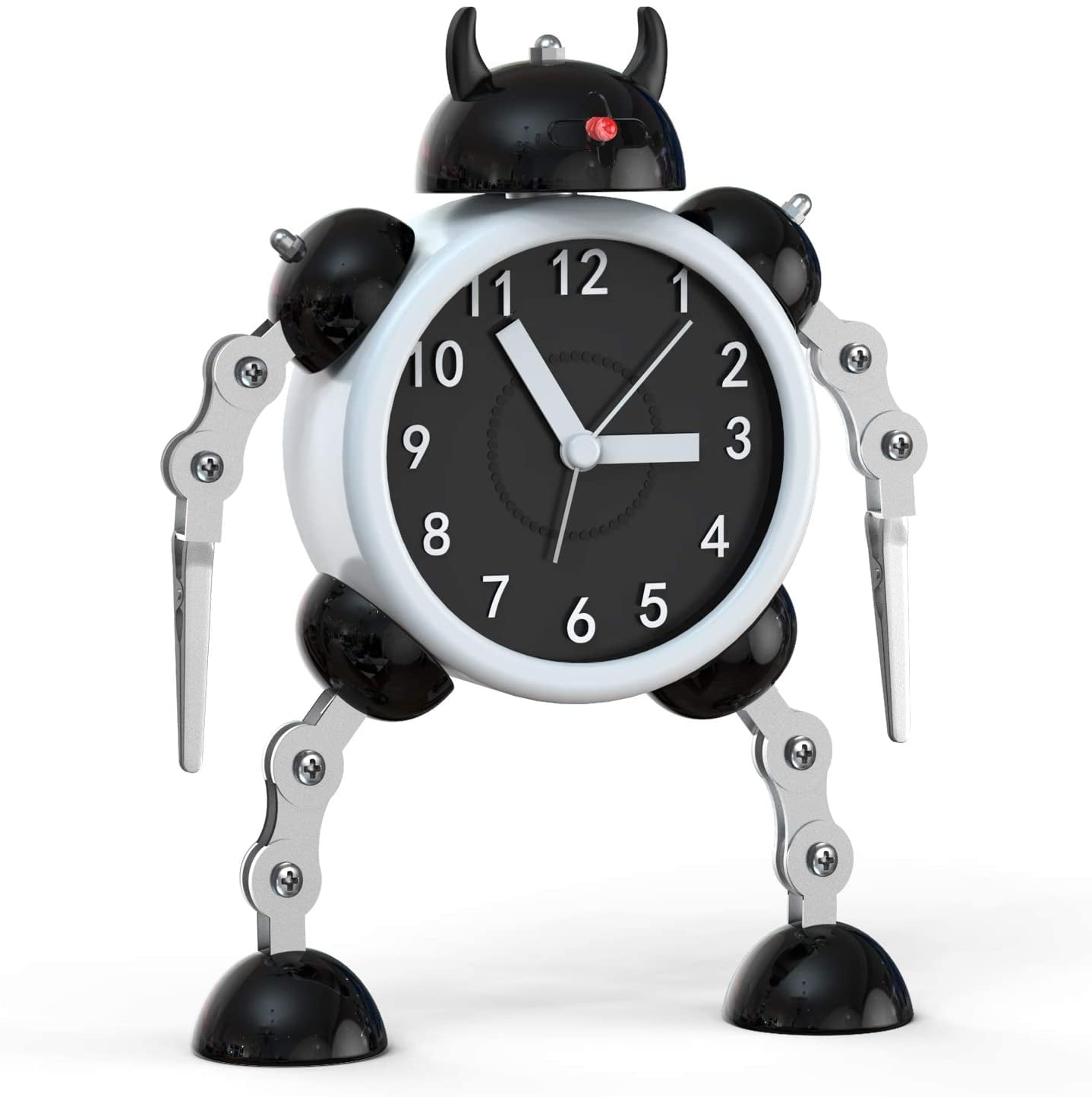 Robots With Cardboard Clock