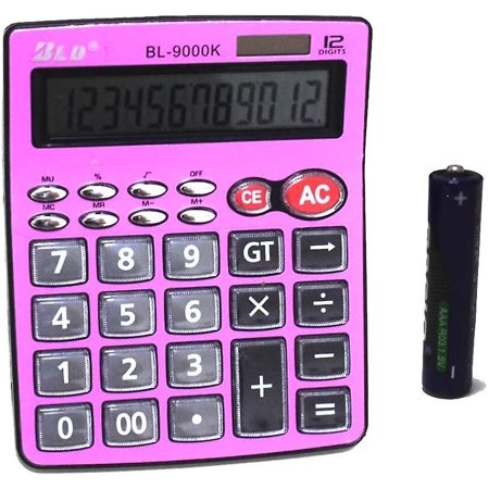 Calculators Large Lcd Display,desktop Calculators Dual Power,large ...