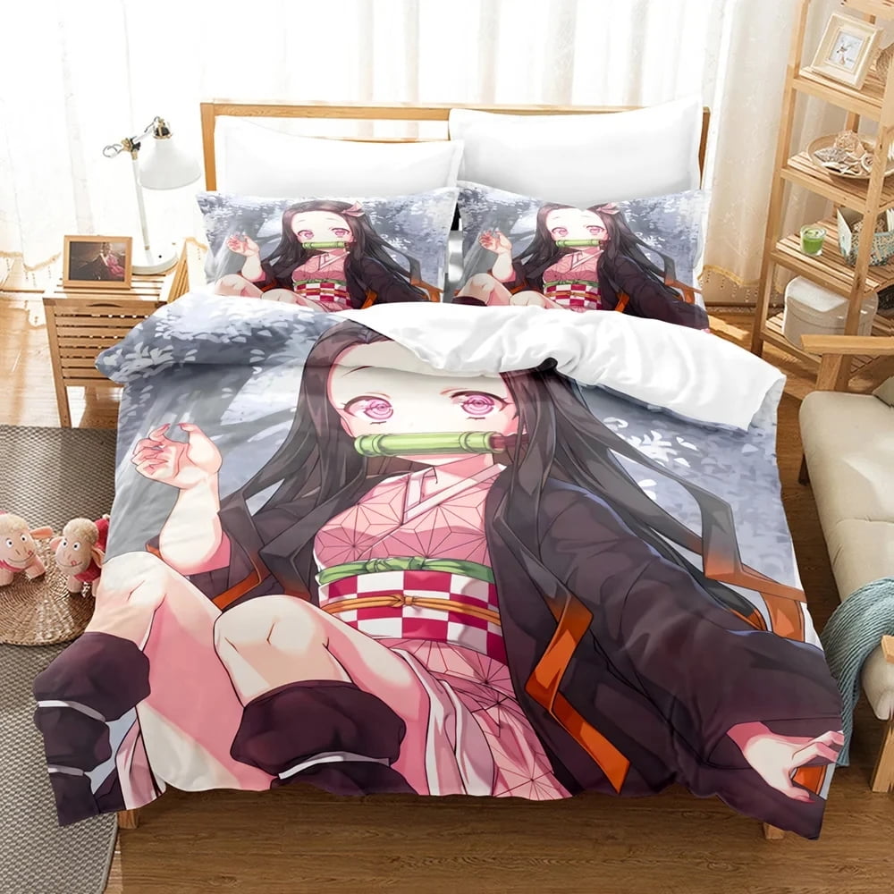 Click here for Yingd Nezuko Kamado Bedding Set Anime Demon Slayer... prices
