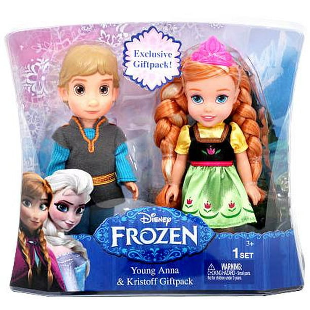 Disney Frozen Yong Anna & Kristoff Doll Set - Walmart.com