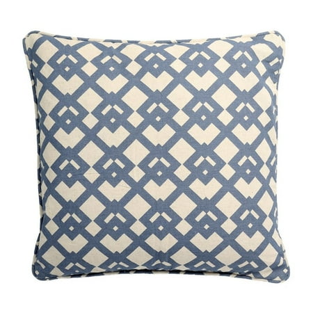 Gray And Blue Entwined Diamond Pattern Cushion | Walmart Canada