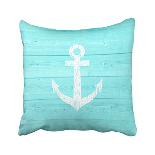 Click here for Rylablue Square Throw Pillow Covers Turquoise Naut... prices