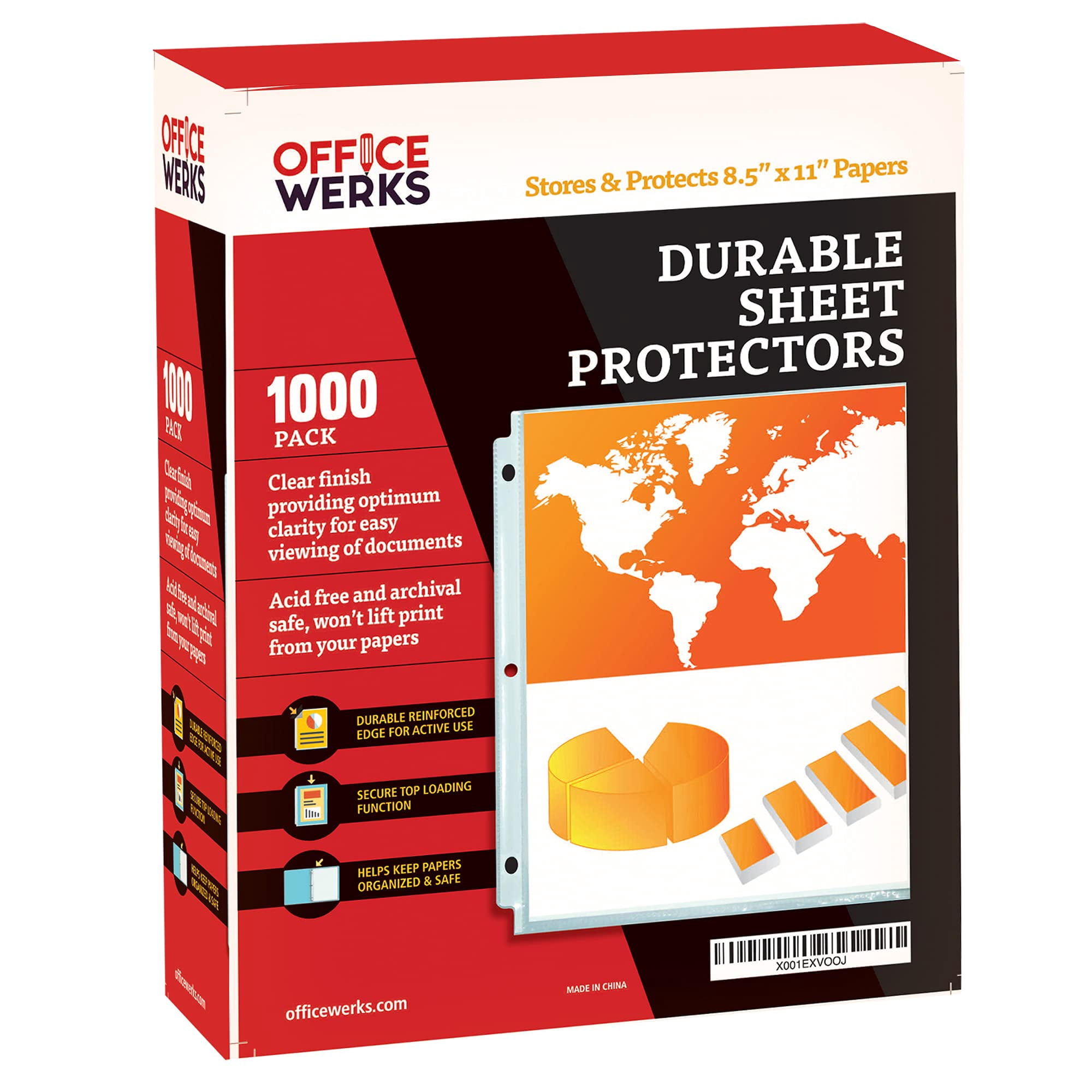 Click here for Office Werks 1000 Bulk Sheet Protectors  8.5 X 11... prices