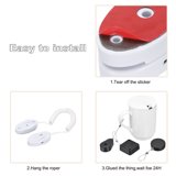 Uxcell Retractable Security Cable Lock,F2 Remote Control Cable Leash ...