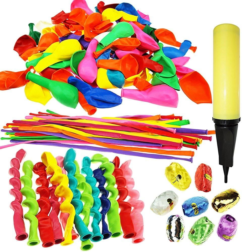 180 pieces party 12 inches balloons assorted color latex balloons 3 ...