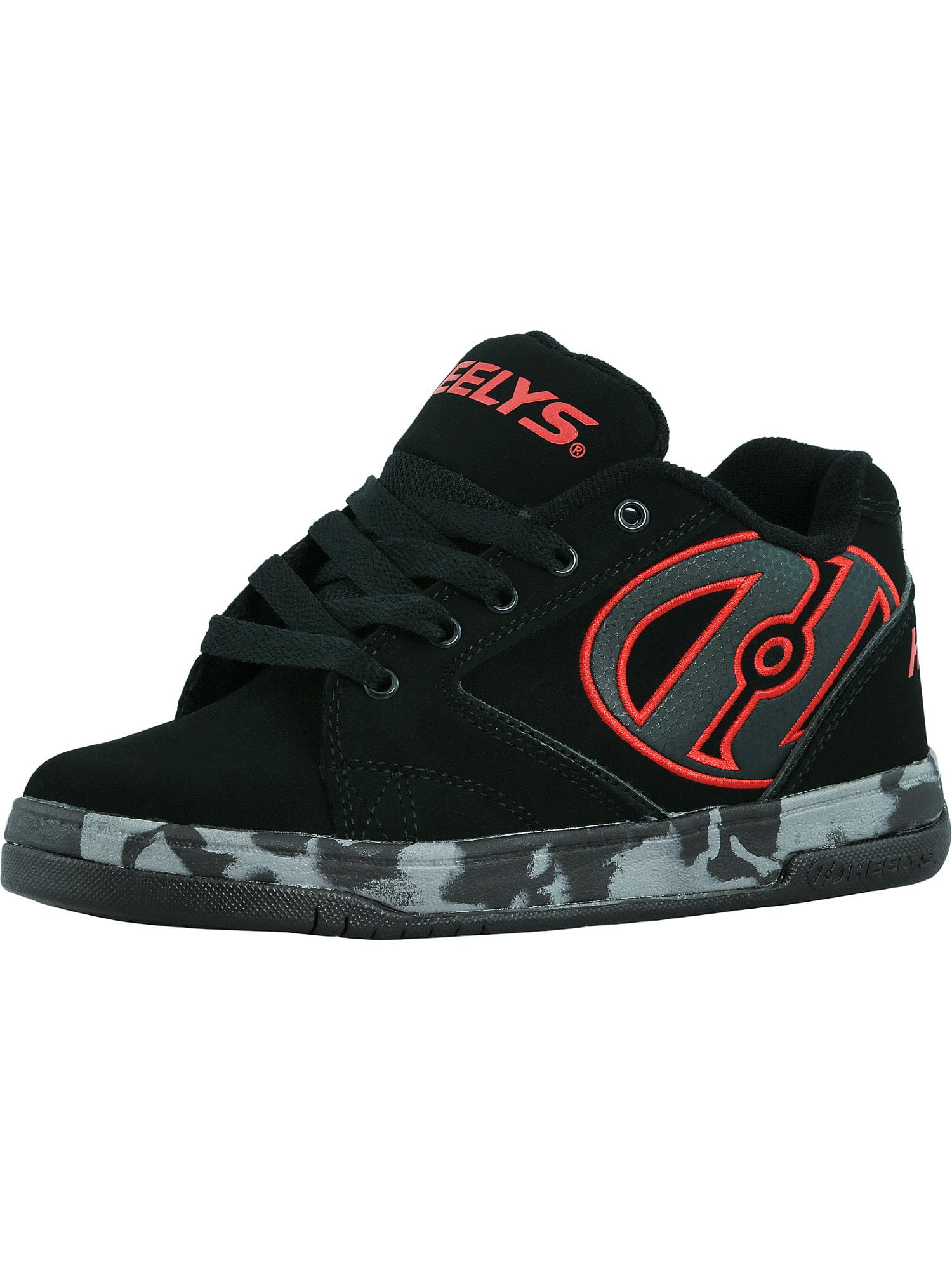 Heelys Propel 2.0 Black / Red Confetti Ankle-High Skateboarding Shoe ...