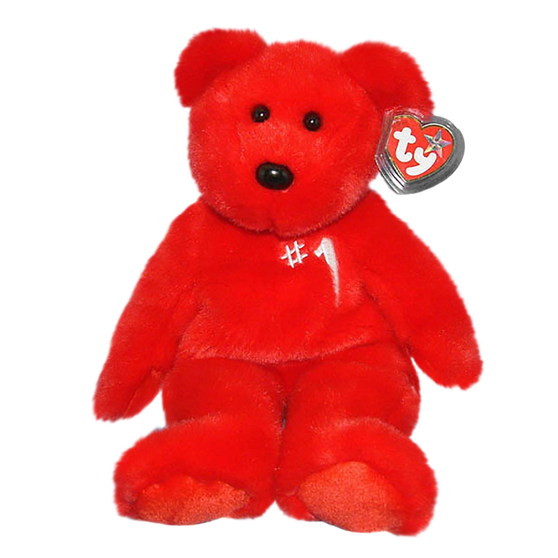 Ty Buddy: #1 Bear | Stuffed Animal | MWMT's - Walmart.com
