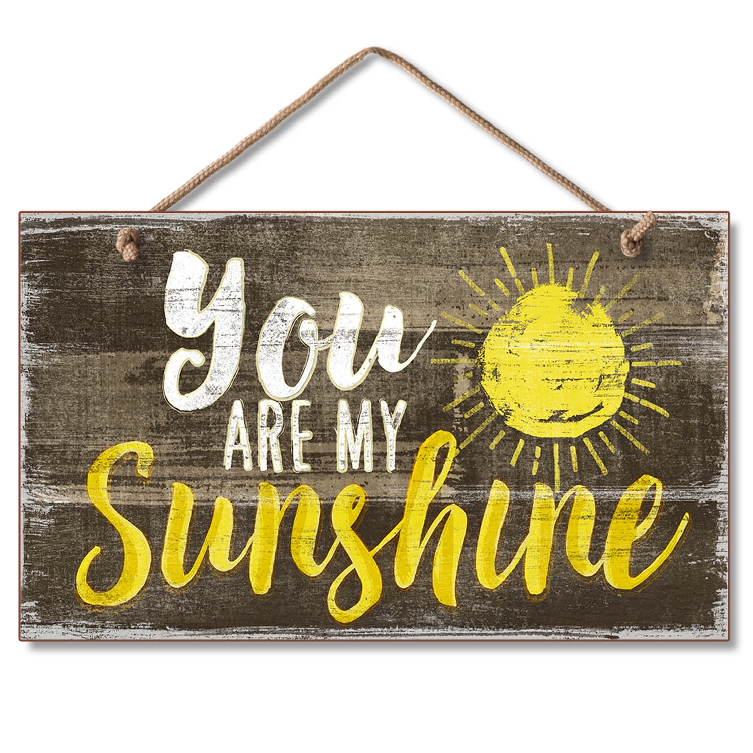 CounterArt "My Sunshine" Hanging Wood Wall Sign 9.5” by 5.75” - Walmart.com