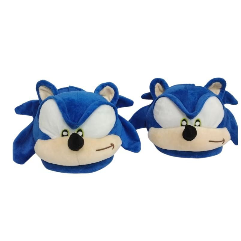 Sonic the Hedgehog: Sonic Head Slippers,FOR women - Walmart.com