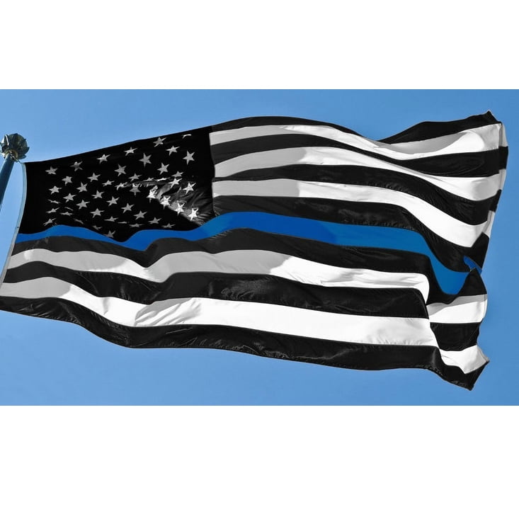 Thin Blue Line American Flag Honoring our Men and Women of Law ...