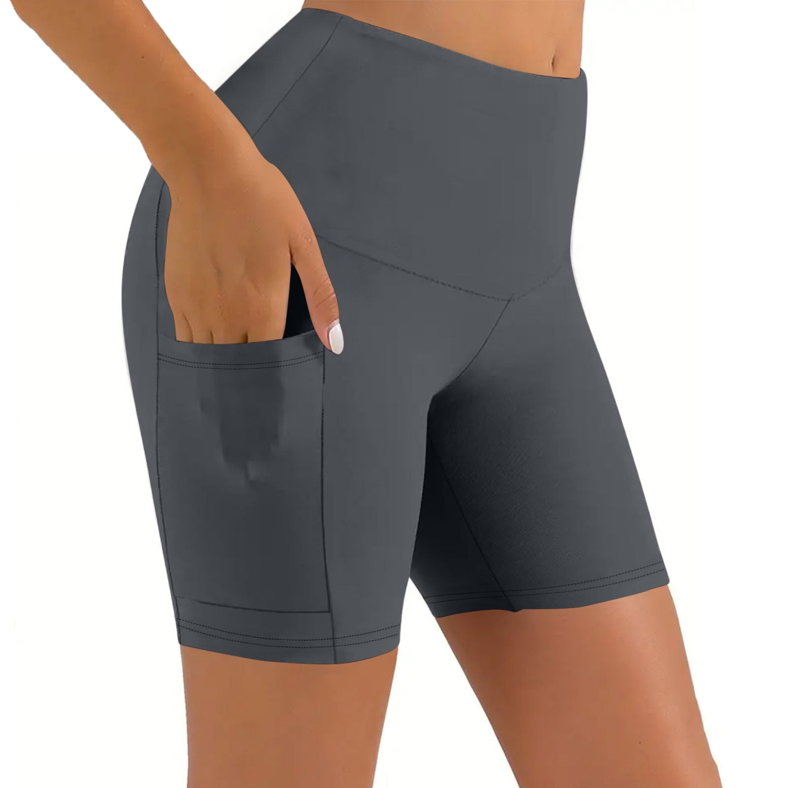 Click here for Plebaso Womens Yoga Shorts With Pockets High Waist... prices