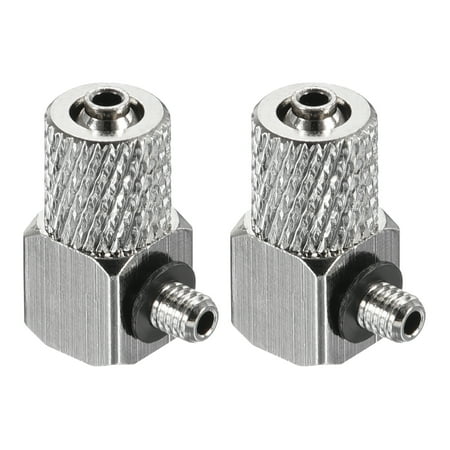 Uxcell M3x0.5 Compression Fitting Connector Male Thread Push to Quick ...