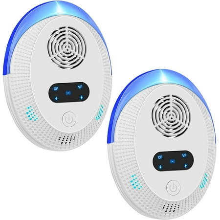 Junmo 2 Plugs Ultrasonic Insect Repellent Electric Pest Repeller Indoor ...