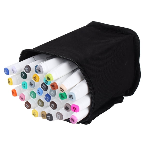 40-Colors Alcohol Dual Tips Graphic Marker Pen Set for Animation Design ...