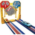 Hot Wheels Action Ultra Hots Wild Drive Drag Race Track Set with Dual ...