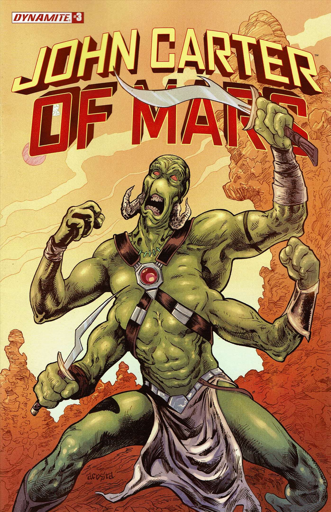 John Carter of Mars (Dynamite) #3A VF ; Dynamite Comic Book - Walmart.com