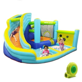 Neon Splash Bunch O Balloons Water Slide Wipeout (1 x Lane) by ZURU ...